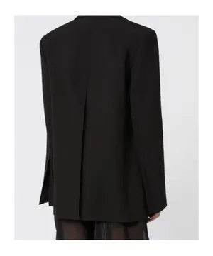 Sportmax Buttoned Blazer - Black