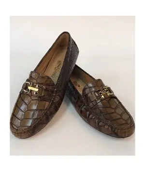 FERRAGAMO Gancini Detail Loafers