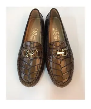 FERRAGAMO Gancini Detail Loafers