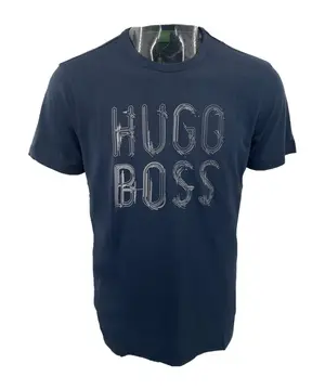 Hugo Boss Item O-neck Short-sleeved T-shirt - Blue