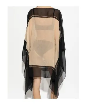 Balmain Patterned Beach Cover-up