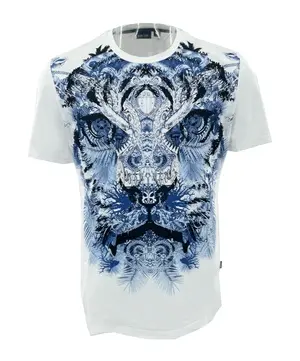 Just Cavalli Pattern Printed Short-sleeved T-shirt