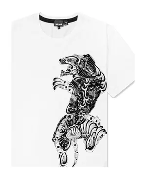 Just Cavalli Short-sleeved T-shirt With Round Neck
