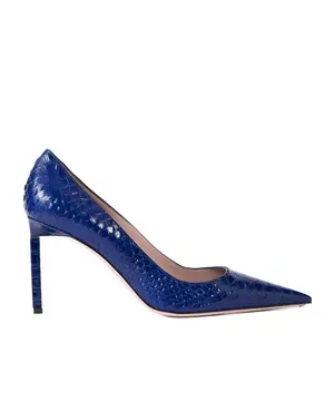 TOM FORD Snake-effect Leather Pumps