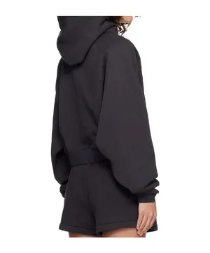 Fear Of God Cropped Logo Hoodie