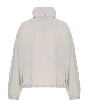 Herno Drawstring Zip-up Jacket - Light Grey