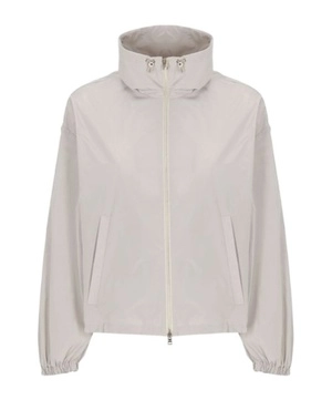 Herno Drawstring Zip-up Jacket - Light Grey