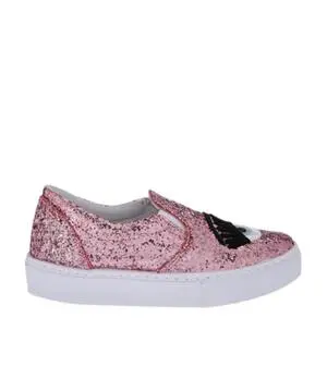 CHIARA FERRAGNI Logo Glitter Slip-on Sneakers