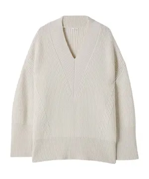 JOSEPH Oversized V-neck Sweater