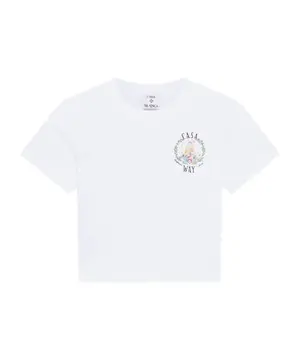 Casablanca Casa Way Cropped T-shirt - White