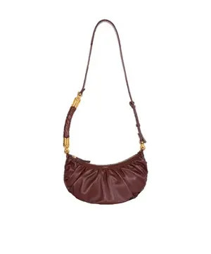 Balmain Bène Hobo Bag - Dark Brown