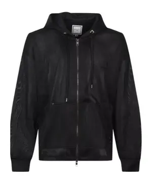 WOOYOUNGMI Zip-up Mesh Hoodie