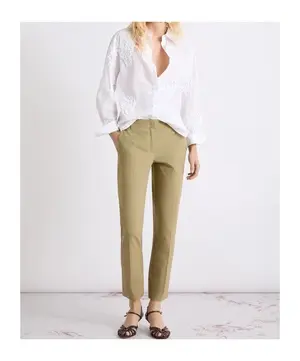 Marella Stretch Poplin Trousers