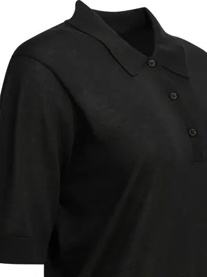 Loulou De Saison Migo Fluid Cashmere Polo