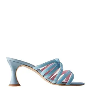 Manolo Blahnik Strappy Bow Detail Mules