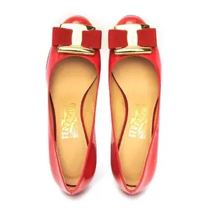 FERRAGAMO High Heel Pumps With Bow Detail