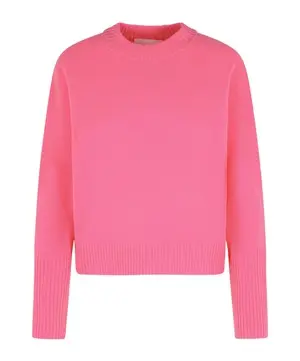 Closed Ribbed Crew Neck Sweater