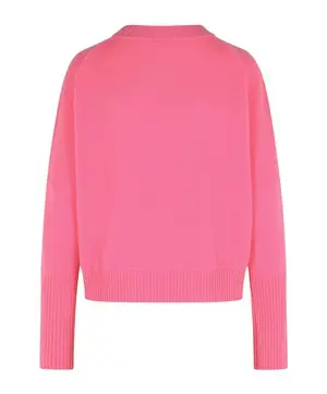 Closed Ribbed Crew Neck Sweater