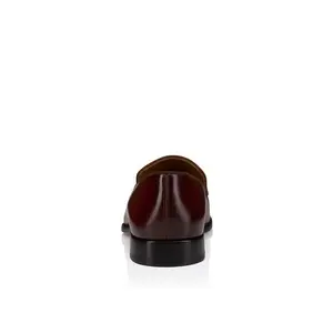 CHRISTIAN LOUBOUTIN Danny Flex Leather Loafers - Brown