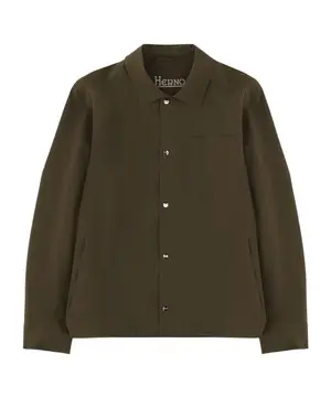 Herno Long-sleeved Buttoned Shirt - Green