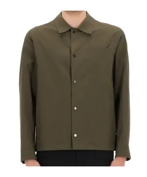 Herno Long-sleeved Buttoned Shirt - Green