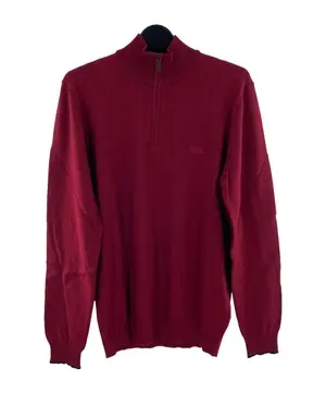 Hugo Boss Quarter Zip Logo Sweater
