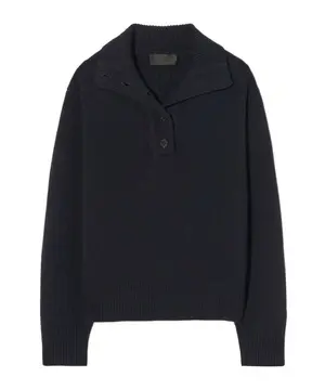 NILI LOTAN Renata Cashmere Sweater - Black