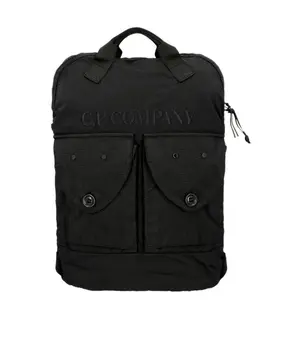 C.P. COMPANY Zippered Backpack - Black