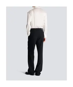 Balmain Embellished Wool Trousers