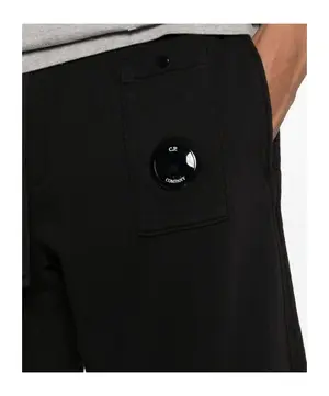 C.P. COMPANY Lens Pocket Shorts - Black