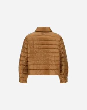 Herno Boxy Quilted Down Jacket - Camel