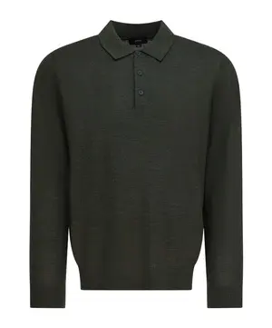 Vince Merino Wool Polo Shirt - No