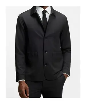 Hugo Boss Buttoned Patch-pocket Jacket