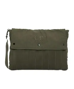 C.P. COMPANY Zippered Shoulder Bag - Khaki