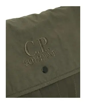 C.P. COMPANY Zippered Shoulder Bag - Khaki