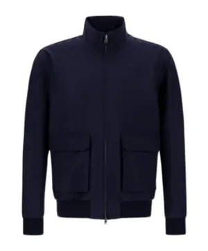 Herno Stand Collar Zip Jacket