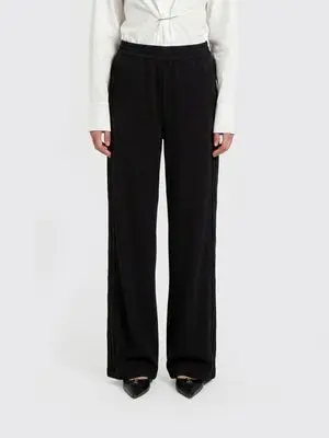 TWINSET Crêpe De Chine Trousers With Lace Details