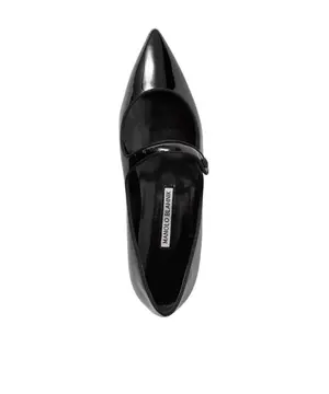 Manolo Blahnik Campari Ballet Flats - Black