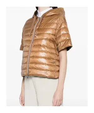 Herno Short Sleeves Down Jacket - Nude