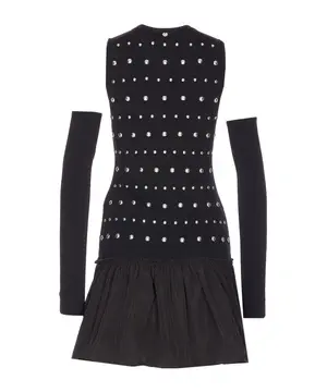 Liu Jo Crewneck Embellished Dress