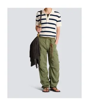 Balmain Stamp Cargo Pants - Green