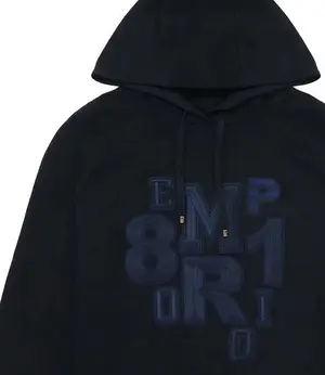 Emporio Armani Embroidered Logo Hoodie