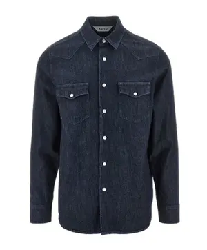 Aspesi Pointed Collar Long-sleeved Shirt