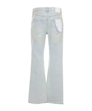 PURPLE BRAND Distressed Striped Jeans