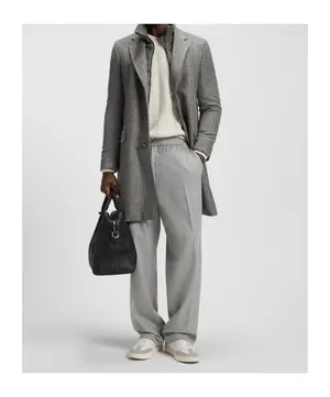 Hugo Boss Detachable Inner Coat - Gray Pattern