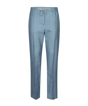 Eleventy Drawstring Casual Pants - Blue