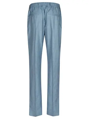 Eleventy Drawstring Casual Pants - Blue