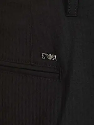 Emporio Armani Seersucker Tailored Pants