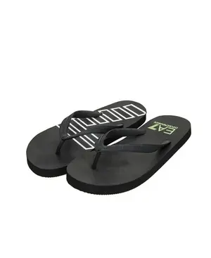 EA7 Logo Detail Flip Flops