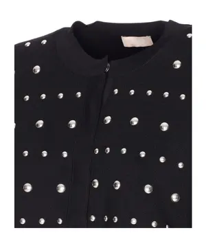 Liu Jo Embellished Long Sleeve Cardigan - Black